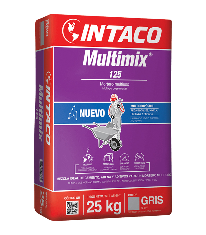 INT MULTIMIX 125 GRIS 25 KG | Civilart :: Acabados de la Construcción